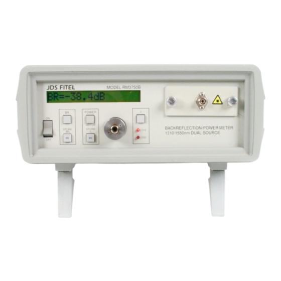 Jds uniphase RM3750B Manuals | ManualsLib