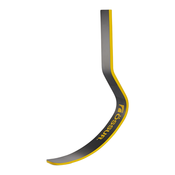 ÖSSUR FLEX FOOT CHEETAH INSTRUCTIONS FOR USE MANUAL Pdf Download ...