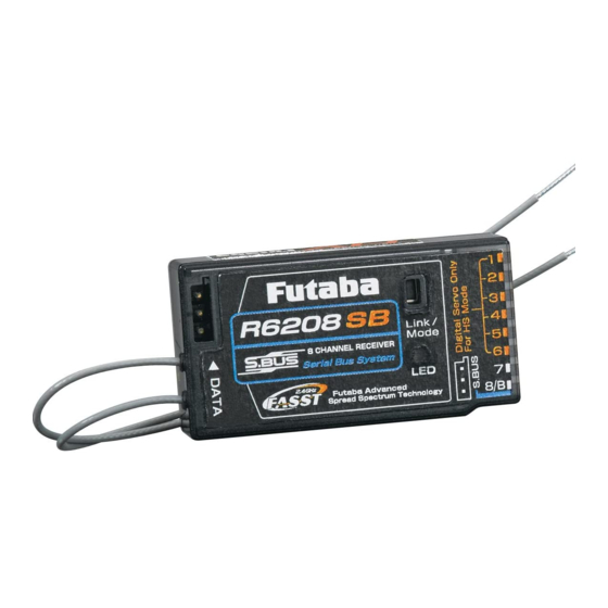 FUTABA R6208SB RECEIVER MANUAL | ManualsLib