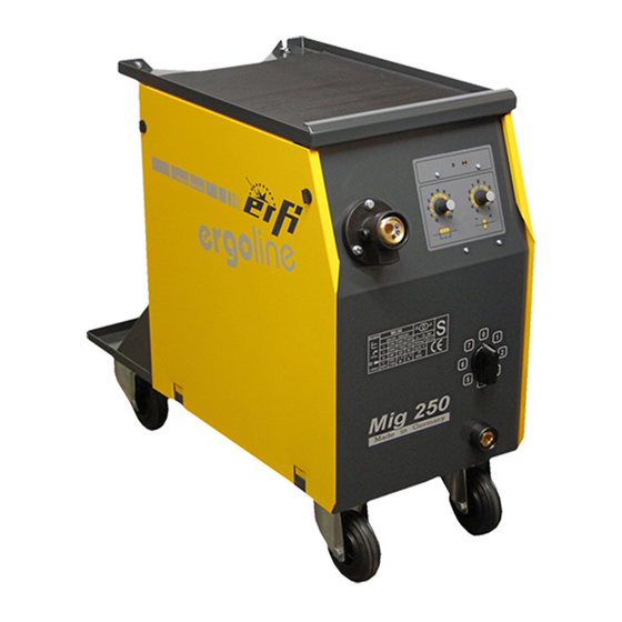 ERFI MIG ERGOLINE 170 OPERATING INSTRUCTIONS MANUAL Pdf Download ...