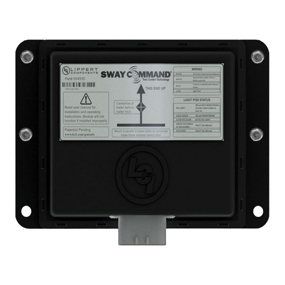 LCI TRAILAIR SWAY COMMAND INSTALLATION AND OWNER'S MANUAL Pdf Download ...