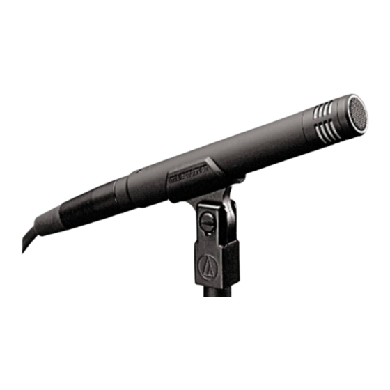 AUDIO TECHNICA AT4041 QUICK START MANUAL Pdf Download | ManualsLib