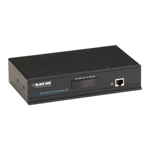 BLACK BOX SERVSWITCH CX QUAD IP USER MANUAL Pdf Download | ManualsLib