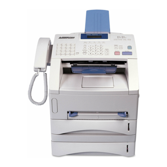 BROTHER FAX-5750E FAX MACHINE QUICK SETUP MANUAL | ManualsLib