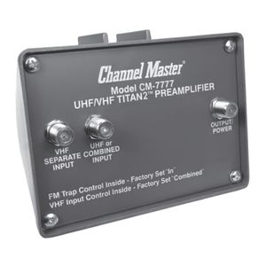CHANNEL MASTER CM-0747 INSTRUCTION SHEET Pdf Download | ManualsLib