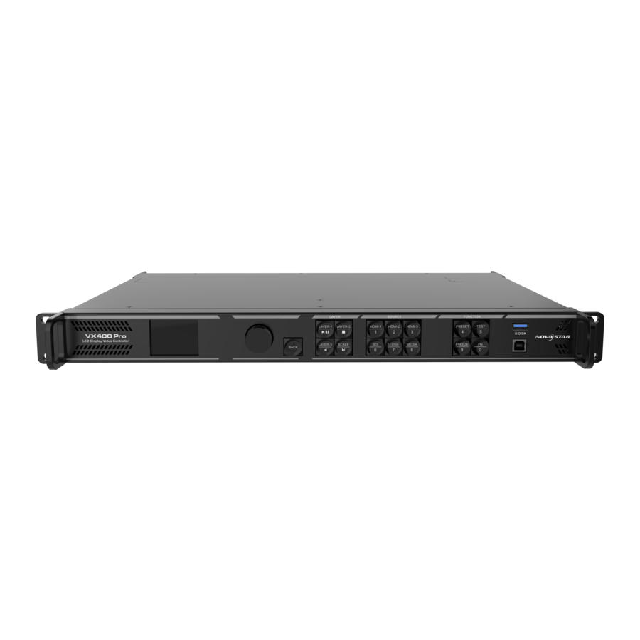 NovaStar VX400 Pro Manual | ManualsLib