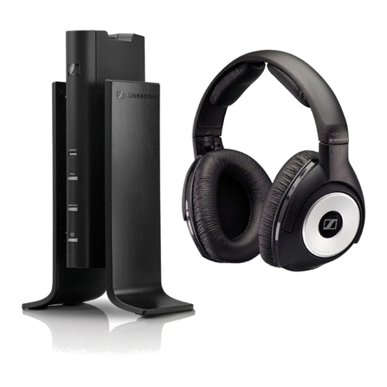 SENNHEISER RS 170 QUICK MANUAL Pdf Download | ManualsLib