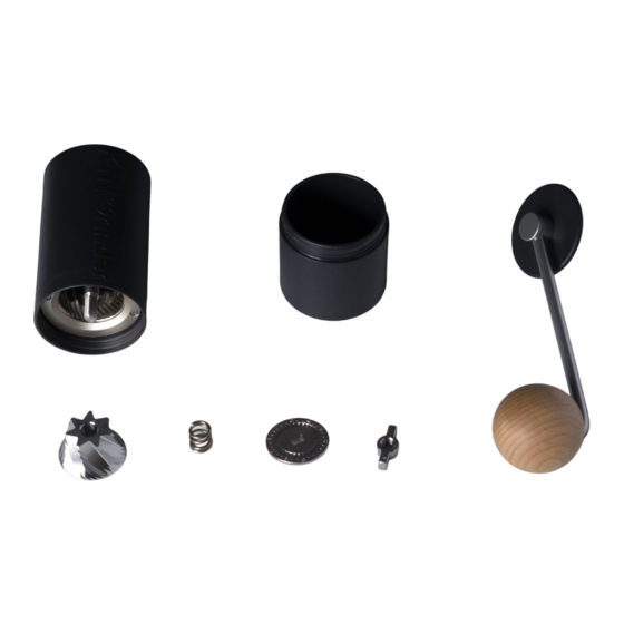 KinGrinder P0, P1, P2: Hand Coffee Grinder User Manual | ManualsLib