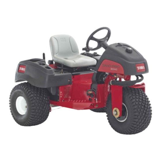 TORO SAND PRO 3040 OPERATOR'S MANUAL Pdf Download | ManualsLib