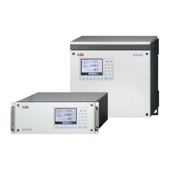 ABB ADVANCE OPTIMA MAGNOS27 OPERATOR'S MANUAL Pdf Download | ManualsLib