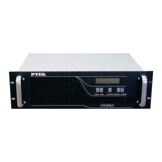 PTEK FM300ES OPERATING MANUAL AND USER MANUAL Pdf Download | ManualsLib