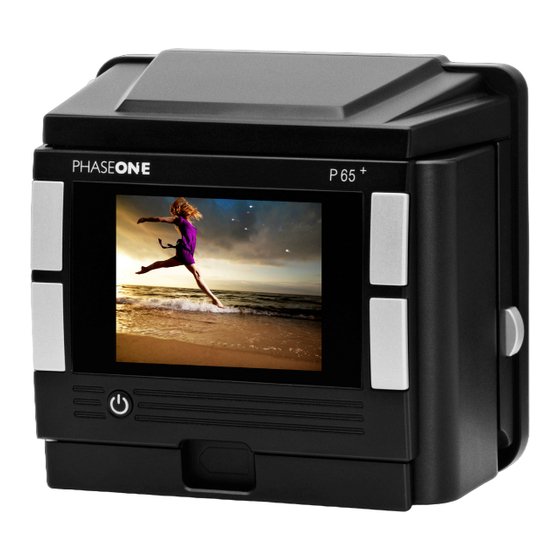 PHASEONE P 65+ USER MANUAL Pdf Download | ManualsLib
