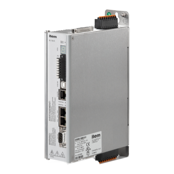 ITEM BL 1-04/C PRODUCT MANUAL Pdf Download | ManualsLib