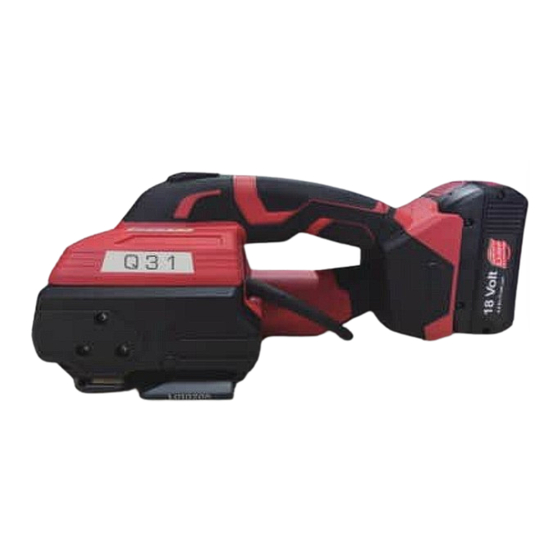 Q31 Battery Powered Plastic Strap Strapping Machine Manual | ManualsLib