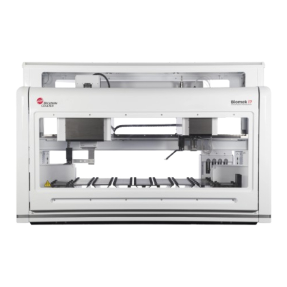 BECKMAN COULTER BIOMEK I7 INSTRUCTIONS FOR USE MANUAL Pdf Download ...