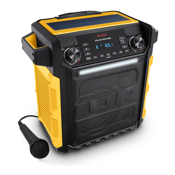 ION SOLAR ROCKER QUISK START MANUAL Pdf Download | ManualsLib