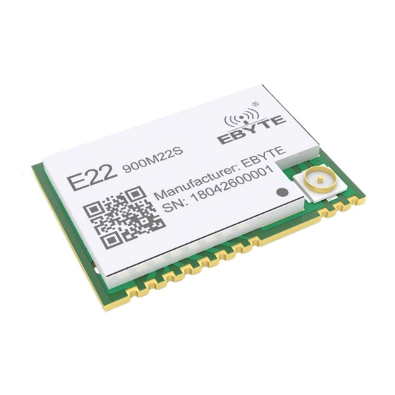 EBYTE E22-900M22S USER MANUAL Pdf Download | ManualsLib
