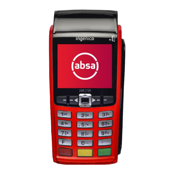 INGENICO IWL250 USER MANUAL Pdf Download | ManualsLib