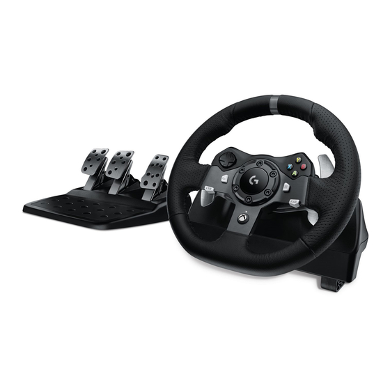 LOGITECH G G920 DRIVING FORCE USER MANUAL Pdf Download | ManualsLib