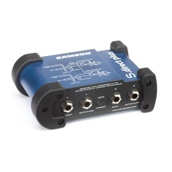 SAMSON S-DIRECT PLUS OWNER'S MANUAL Pdf Download | ManualsLib