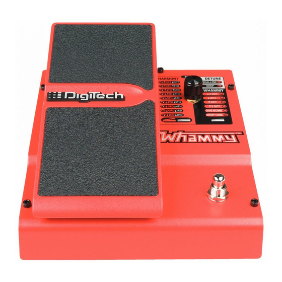 DIGITECH WHAMMY USER MANUAL Pdf Download | ManualsLib