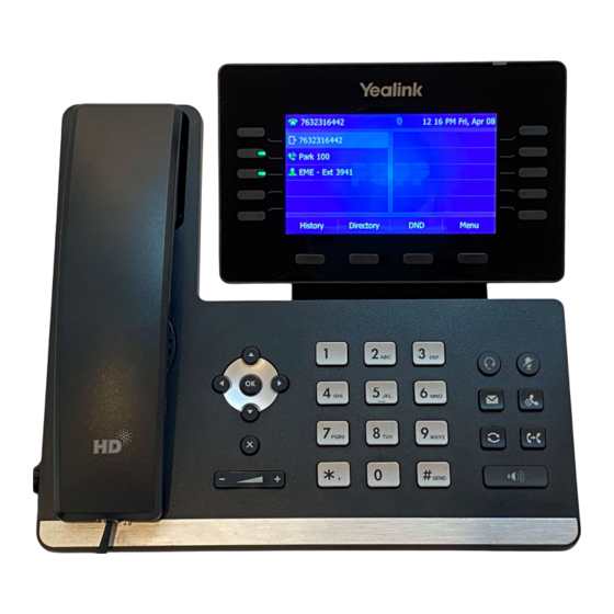 YEALINK T46U MANUAL Pdf Download | ManualsLib