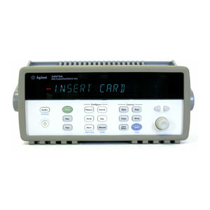 HP 34970A USER MANUAL Pdf Download | ManualsLib