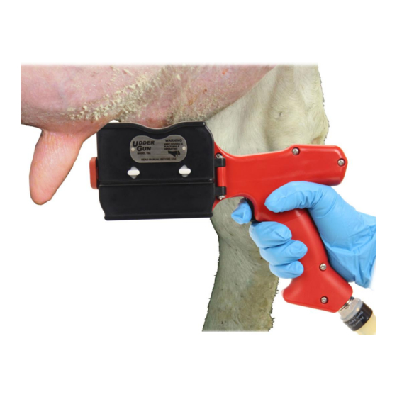 Westar Udder Gun Manuals | ManualsLib