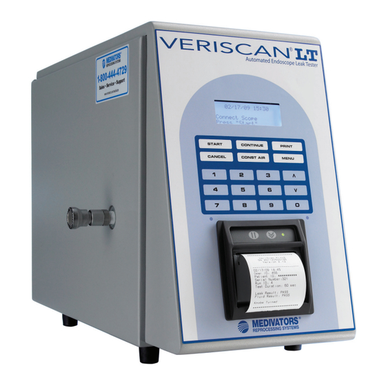 MEDIVATORS VERISCAN LT USER MANUAL Pdf Download | ManualsLib