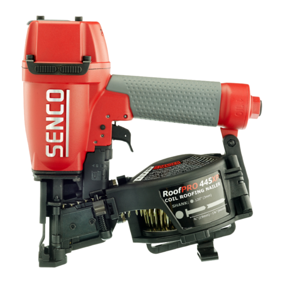 SENCO ROOFPRO 445XP OPERATING INSTRUCTIONS MANUAL Pdf Download | ManualsLib