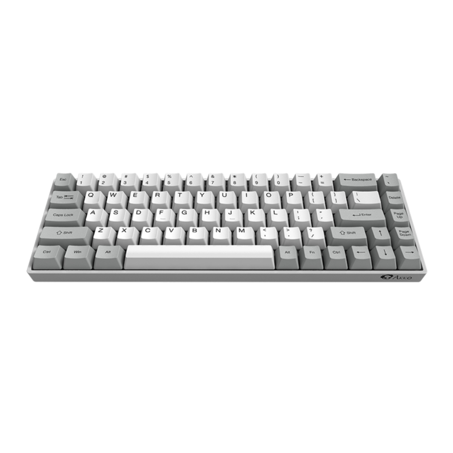Akko 3068 BT5.0 - Mechanical Keyboard Manual | ManualsLib