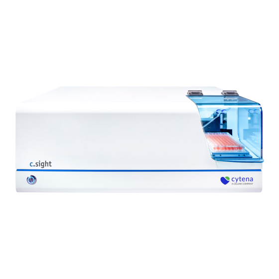 CYTENA X.SIGHT SOFTWARE MANUAL Pdf Download | ManualsLib