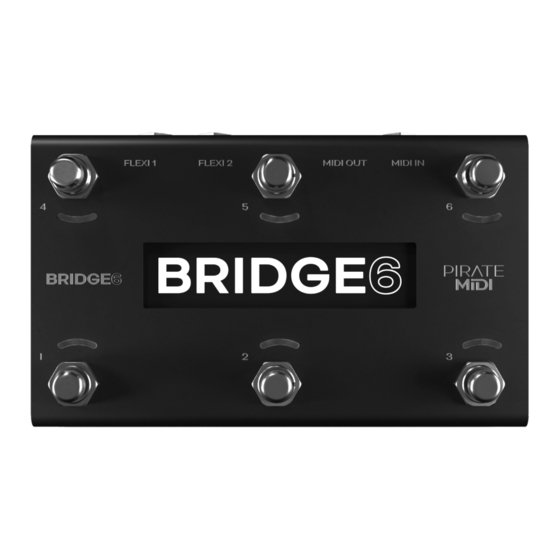 PIRATE MIDI BRIDGE6 INSTRUCTION MANUAL Pdf Download | ManualsLib
