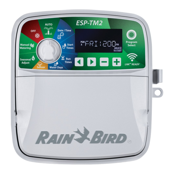 RAIN BIRD ESP-TM2 USER MANUAL Pdf Download | ManualsLib