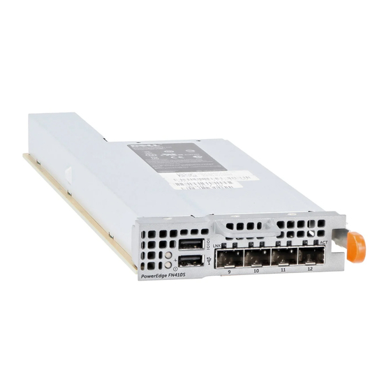 DELL POWEREDGE FN 410S GETTING STARTED MANUAL Pdf Download | ManualsLib
