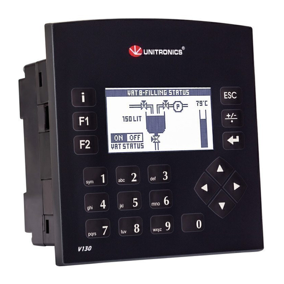 UNITRONICS VISION V350-RA22 USER MANUAL Pdf Download | ManualsLib