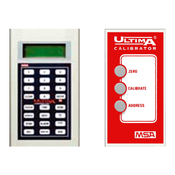 MSA ULTIMA SERIES OPERATING MANUAL Pdf Download | ManualsLib