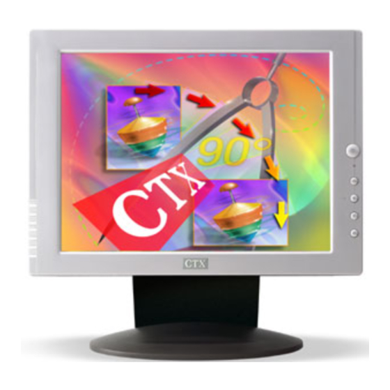 CTX PV520 MONITOR USER MANUAL | ManualsLib