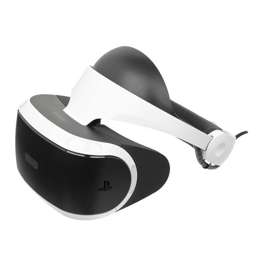 SONY PLAYSTATION VR INSTRUCTION MANUAL Pdf Download | ManualsLib
