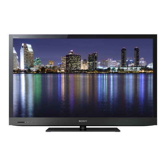 SONY KDL-40EX620 LED TV SPECIFICATION SHEET | ManualsLib