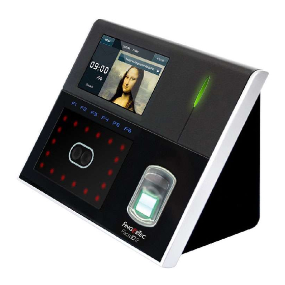 FINGERTEC FACE ID2 QUICK START MANUAL Pdf Download | ManualsLib