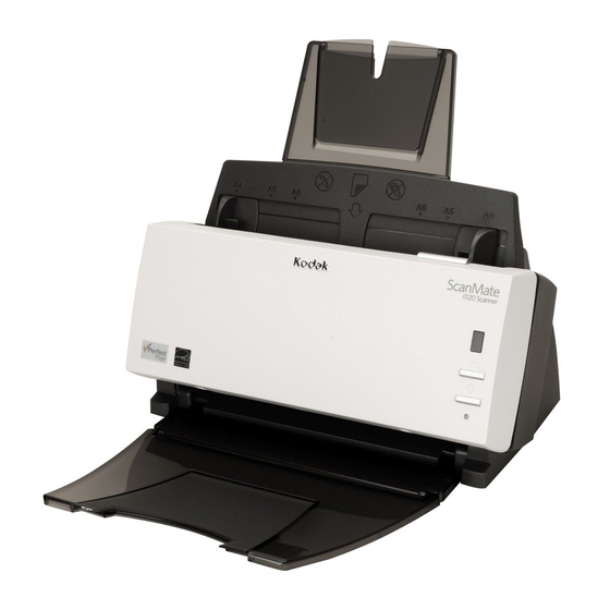 KODAK SCANMATE I1120 SCANNER INSTALLATION MANUAL | ManualsLib