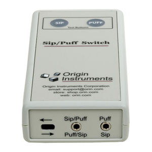 ORIGIN INSTRUMENTS SIP/PUFF SWITCH USER MANUAL Pdf Download | ManualsLib