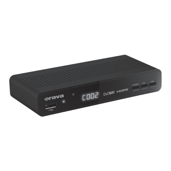 ORAVA DVB-30 MANUAL Pdf Download | ManualsLib