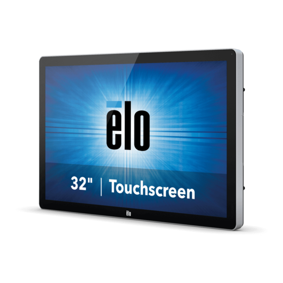 ELO TOUCH SOLUTIONS ET3202L USER MANUAL Pdf Download | ManualsLib