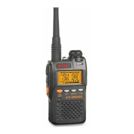 INTEK KT-950EE INSTRUCTION MANUAL Pdf Download | ManualsLib