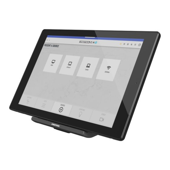 CRESTRON TST-1080 INSTRUCTIONS Pdf Download | ManualsLib