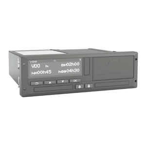 VDO DTCO 4.1 INSTRUCTION MANUAL Pdf Download | ManualsLib