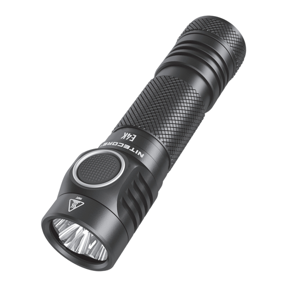 NITECORE E4K MANUAL Pdf Download | ManualsLib