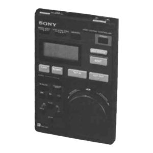 SONY RM-E80 SERVICE MANUAL Pdf Download | ManualsLib